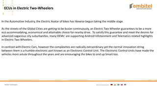 ECU: Electronic Control Units in Electric Two Wheeler | PPTX