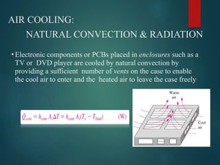 Air cooling of electrical equipments | PPTX