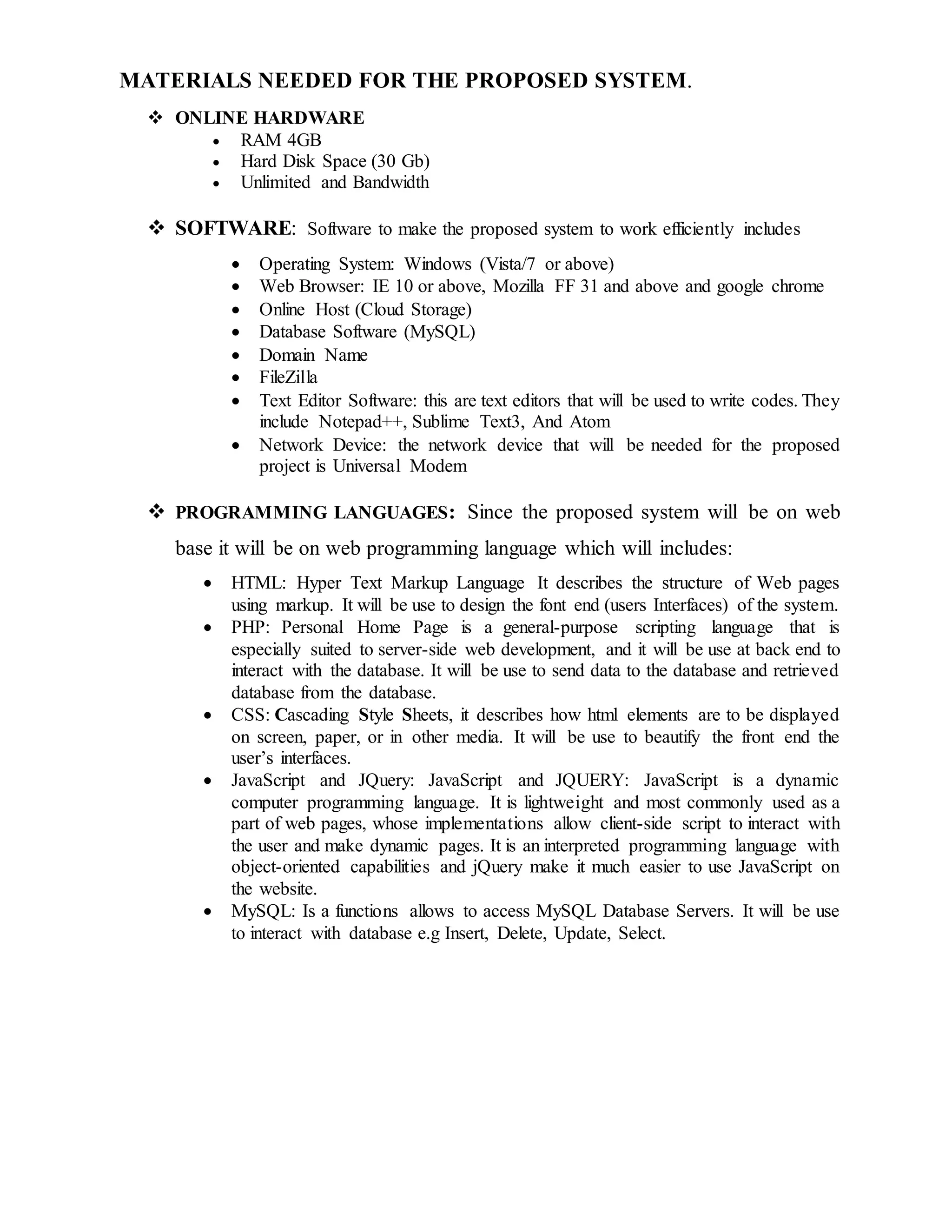 Electronic Student course registration System | DOCX