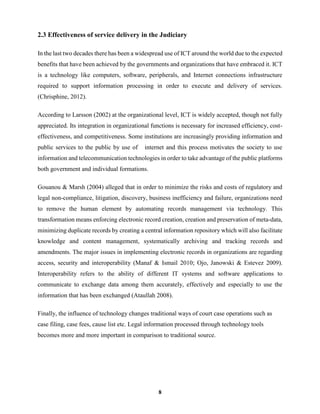 ELECTRONIC COURT CASE MANAGEMENT SYSTEM_Project | PDF