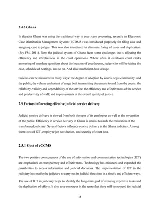 ELECTRONIC COURT CASE MANAGEMENT SYSTEM_Project | PDF