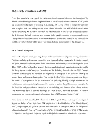 ELECTRONIC COURT CASE MANAGEMENT SYSTEM_Project | PDF