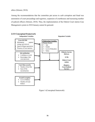 ELECTRONIC COURT CASE MANAGEMENT SYSTEM_Project | PDF