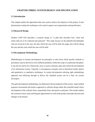 ELECTRONIC COURT CASE MANAGEMENT SYSTEM_Project | PDF