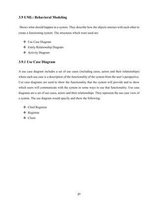ELECTRONIC COURT CASE MANAGEMENT SYSTEM_Project | PDF