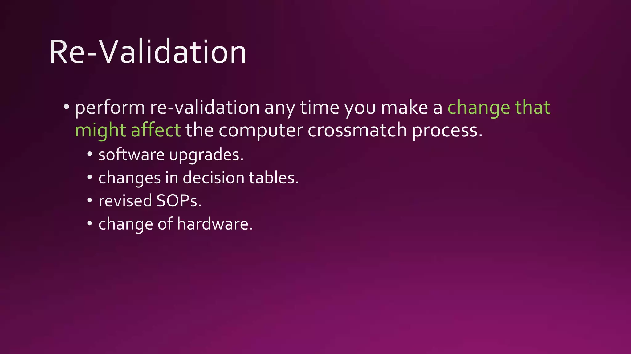 Electronic crossmatch | PPTX