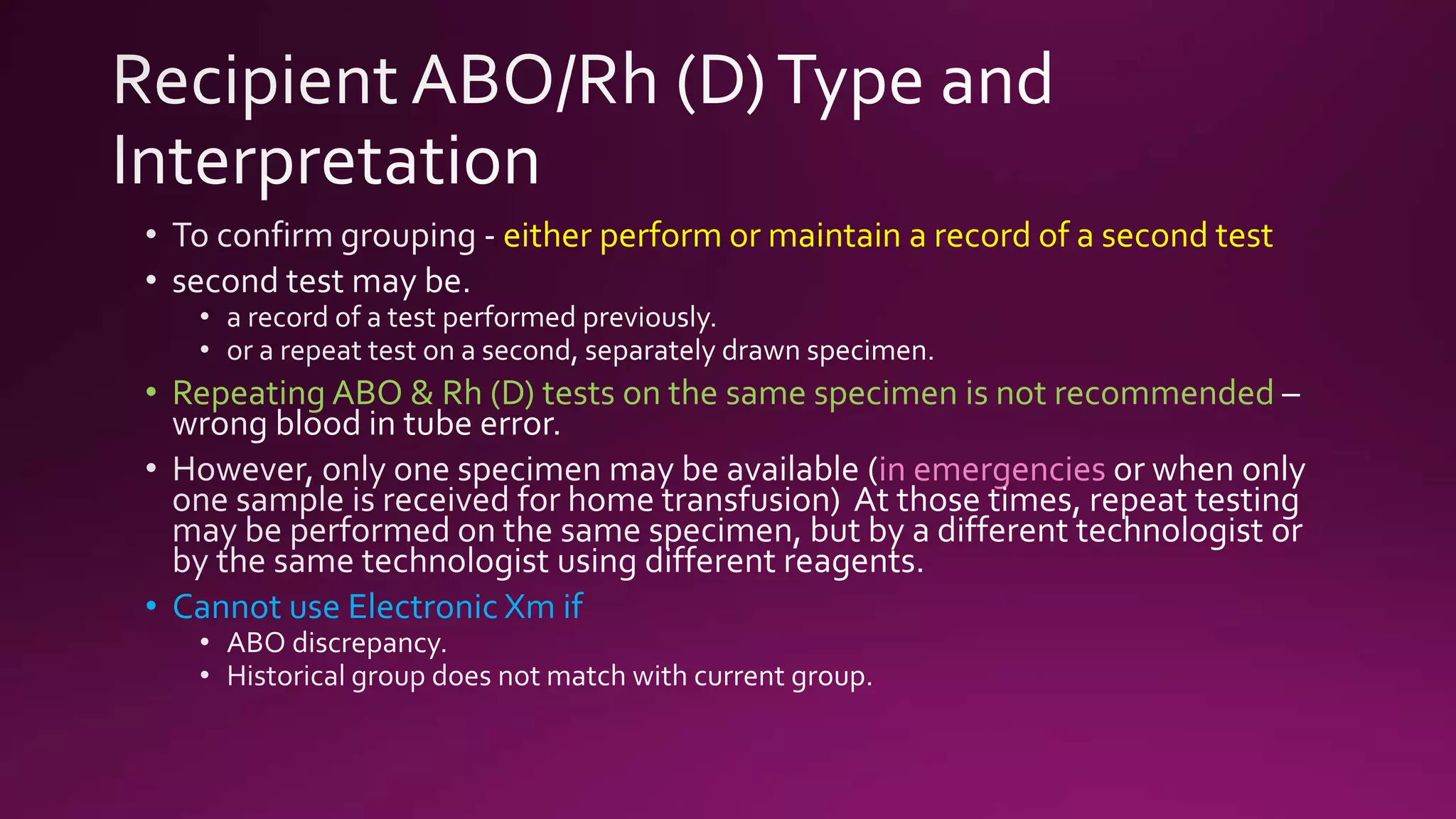 Electronic crossmatch | PPTX