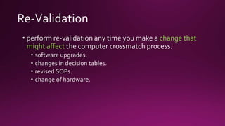 Electronic crossmatch | PPTX