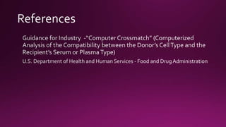 Electronic crossmatch | PPTX