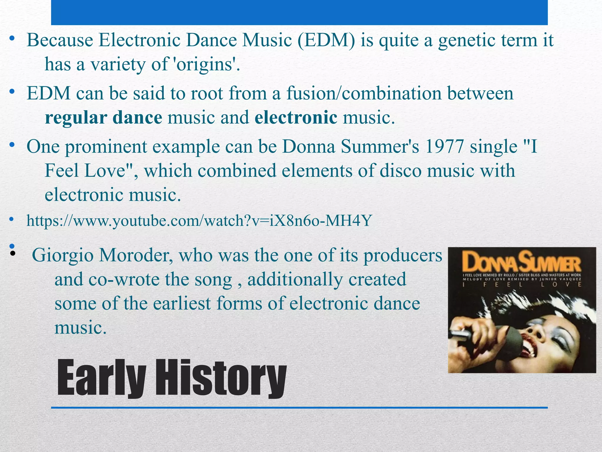 Electronic Dance Music Genre Research | ODP | Dance and Electronic Music | Music