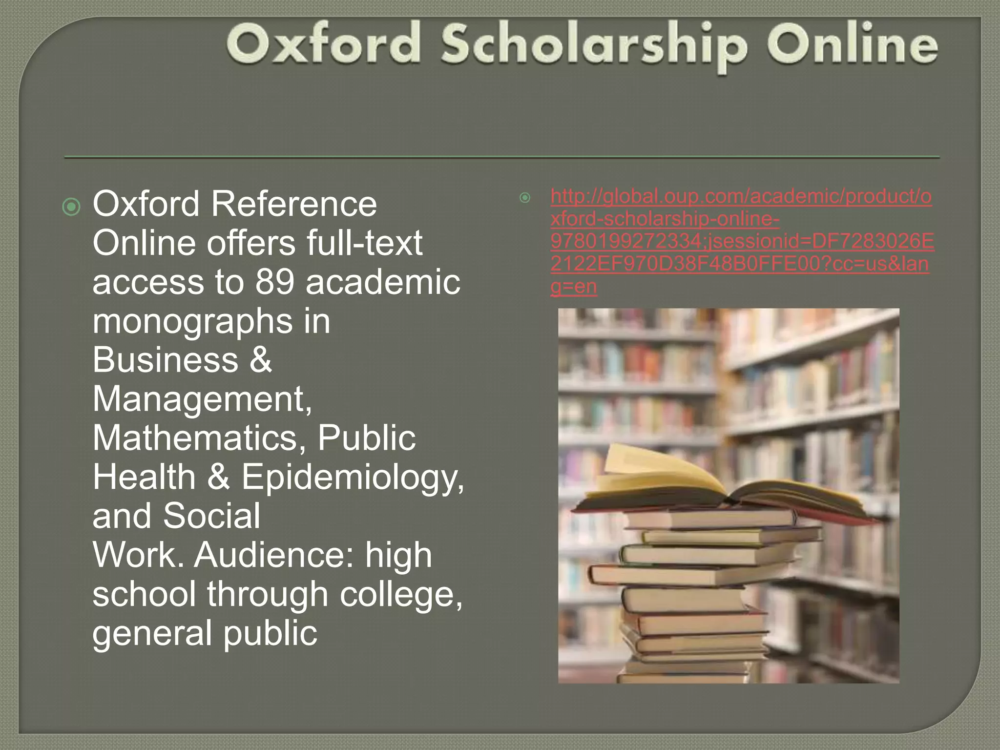 Electronic databases | PPTX