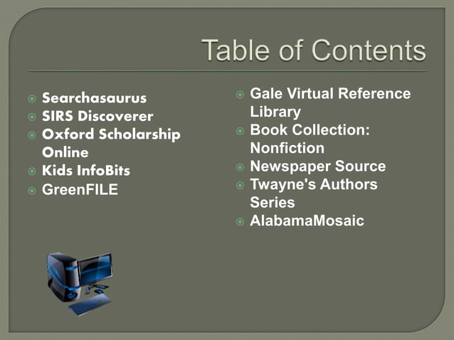 Electronic databases | PPTX