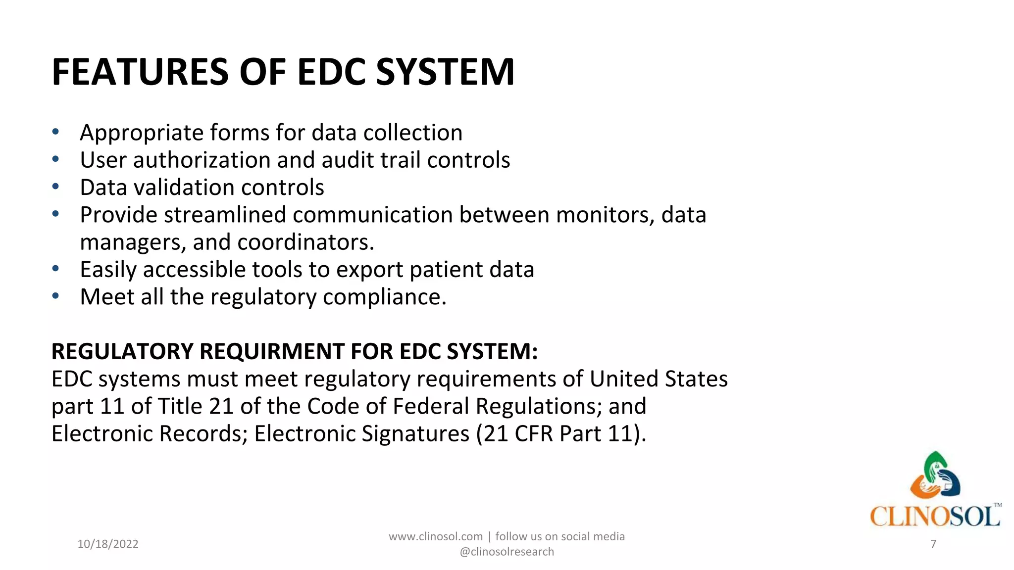 Electronic Data Capture (EDC) Systems: Streamlining Data Collection and ...