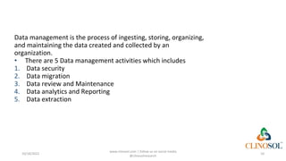 Electronic Data Capture (EDC) Systems: Streamlining Data Collection and ...