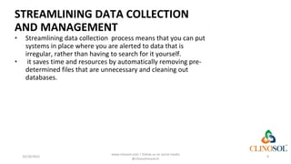 Electronic Data Capture (EDC) Systems: Streamlining Data Collection and ...