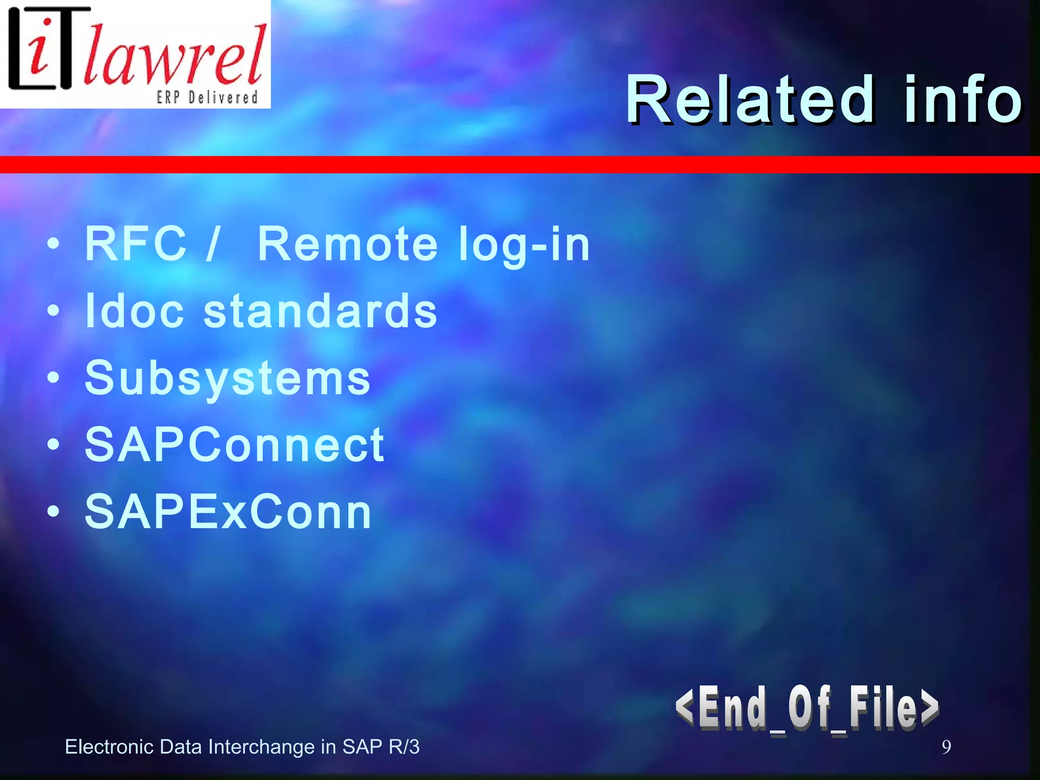 Electronic data interchange (edi) | PPT | Technology & Computing