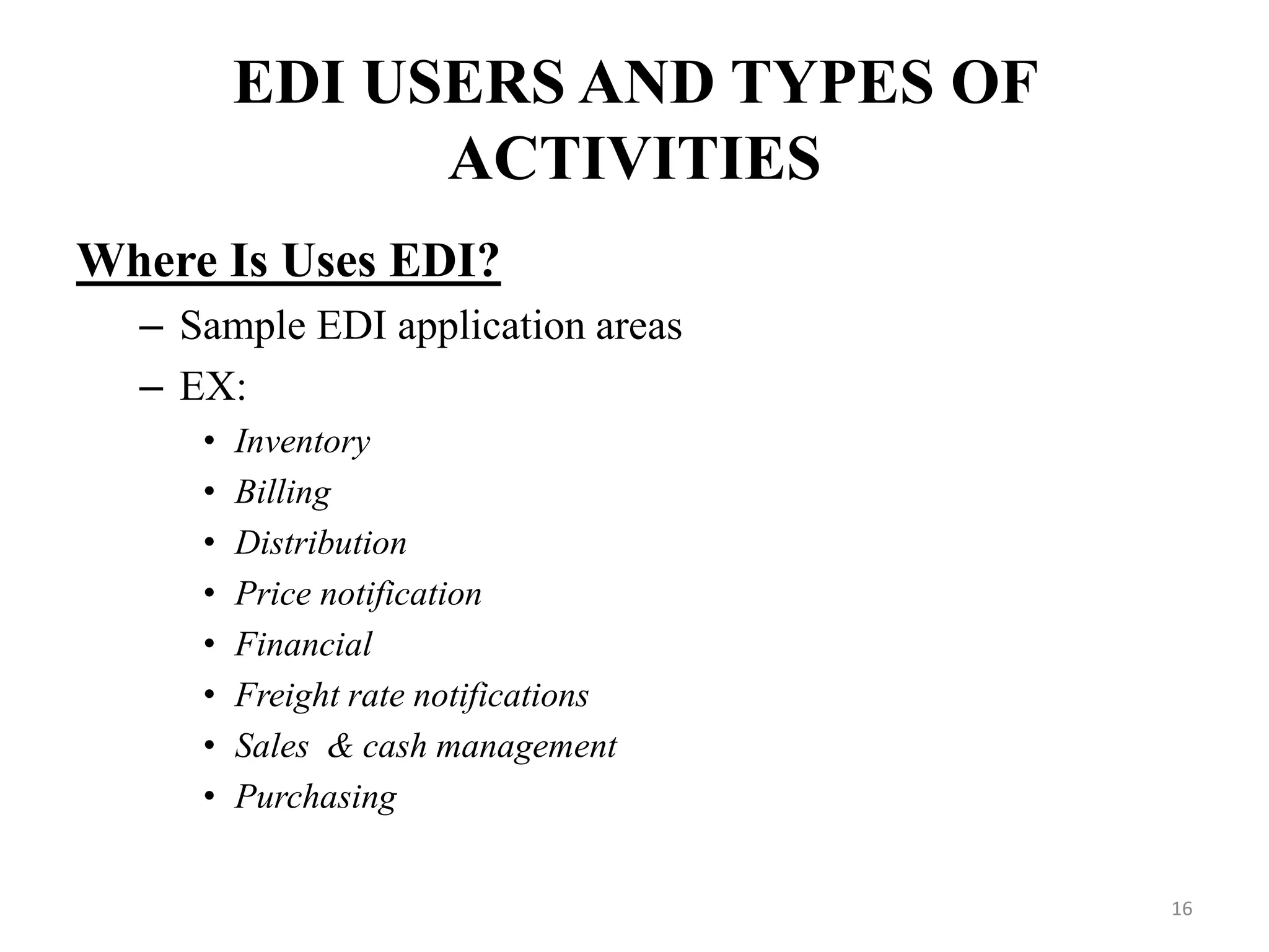 Electronic data interchange (edi) | PPTX