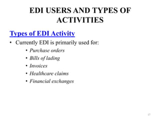 Electronic data interchange (edi) | PPTX