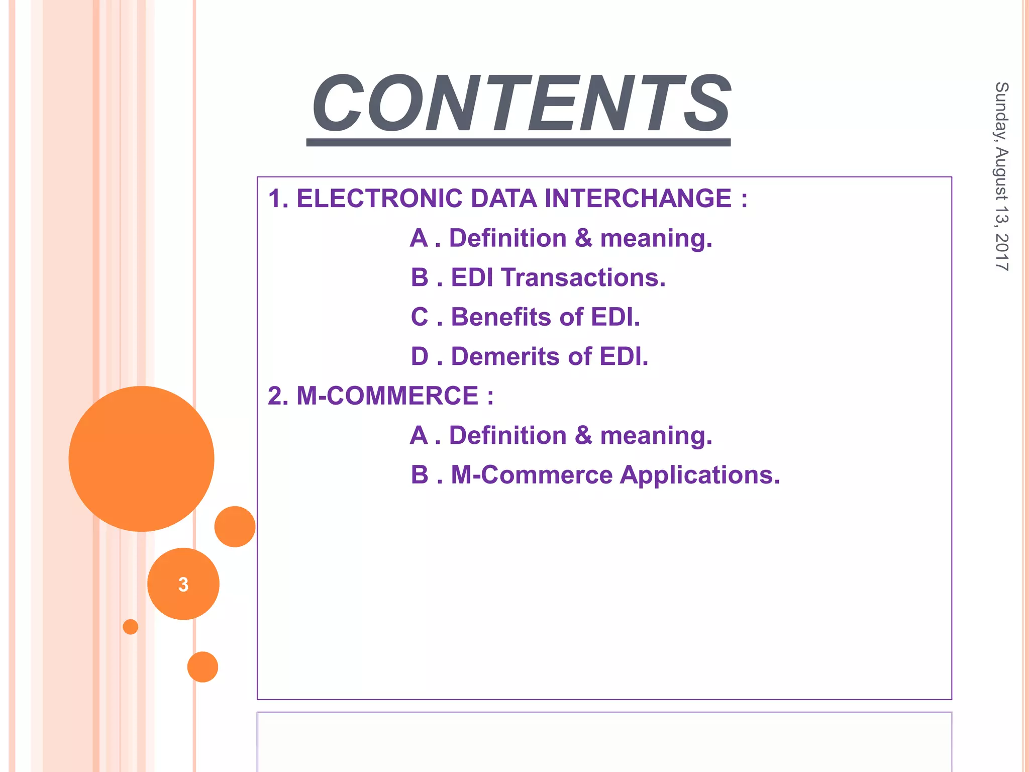 Electronic data interchange(edi) | PPTX