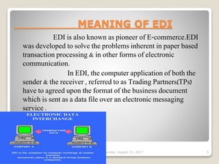 Electronic data interchange(edi) | PPT