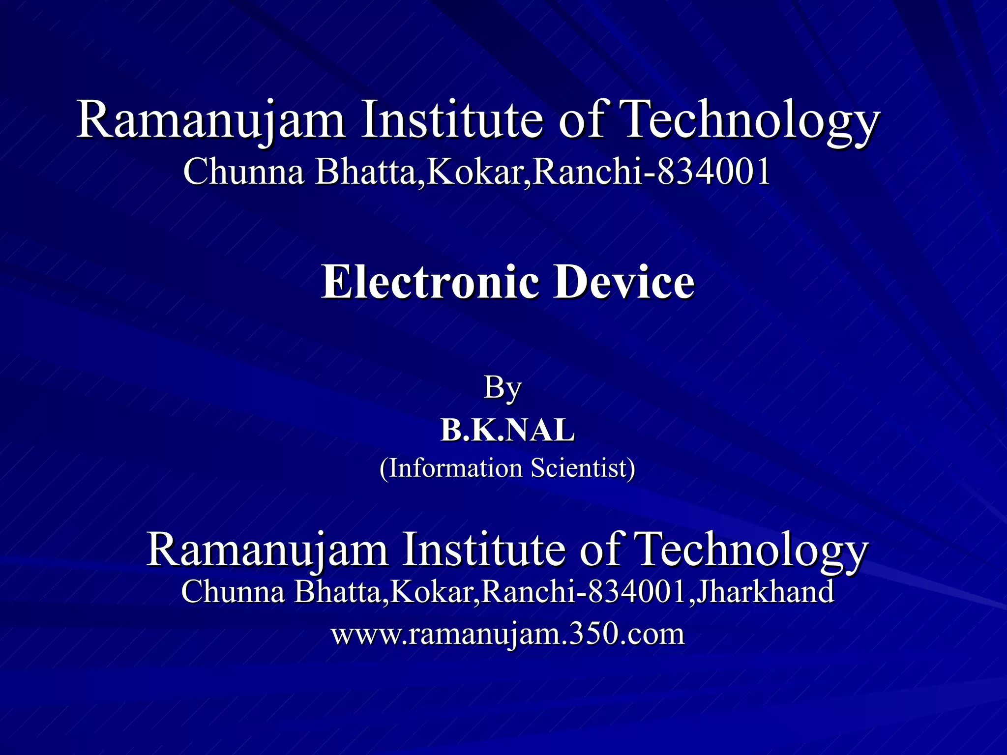 Electronic device | PPT