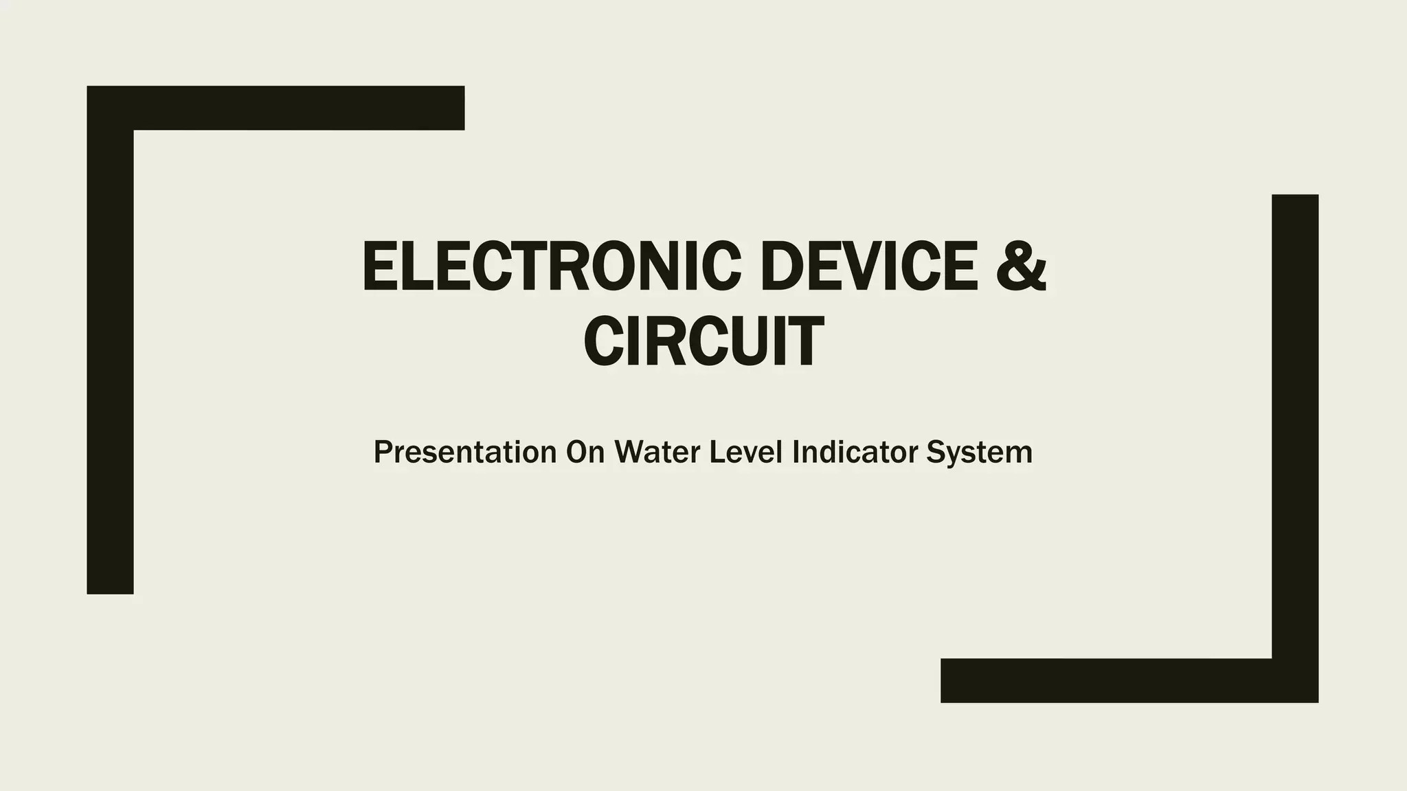 Electronic device & circuit | PPT