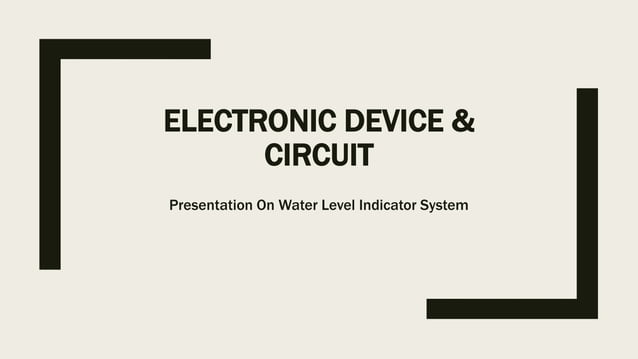 Electronic device & circuit | PPT