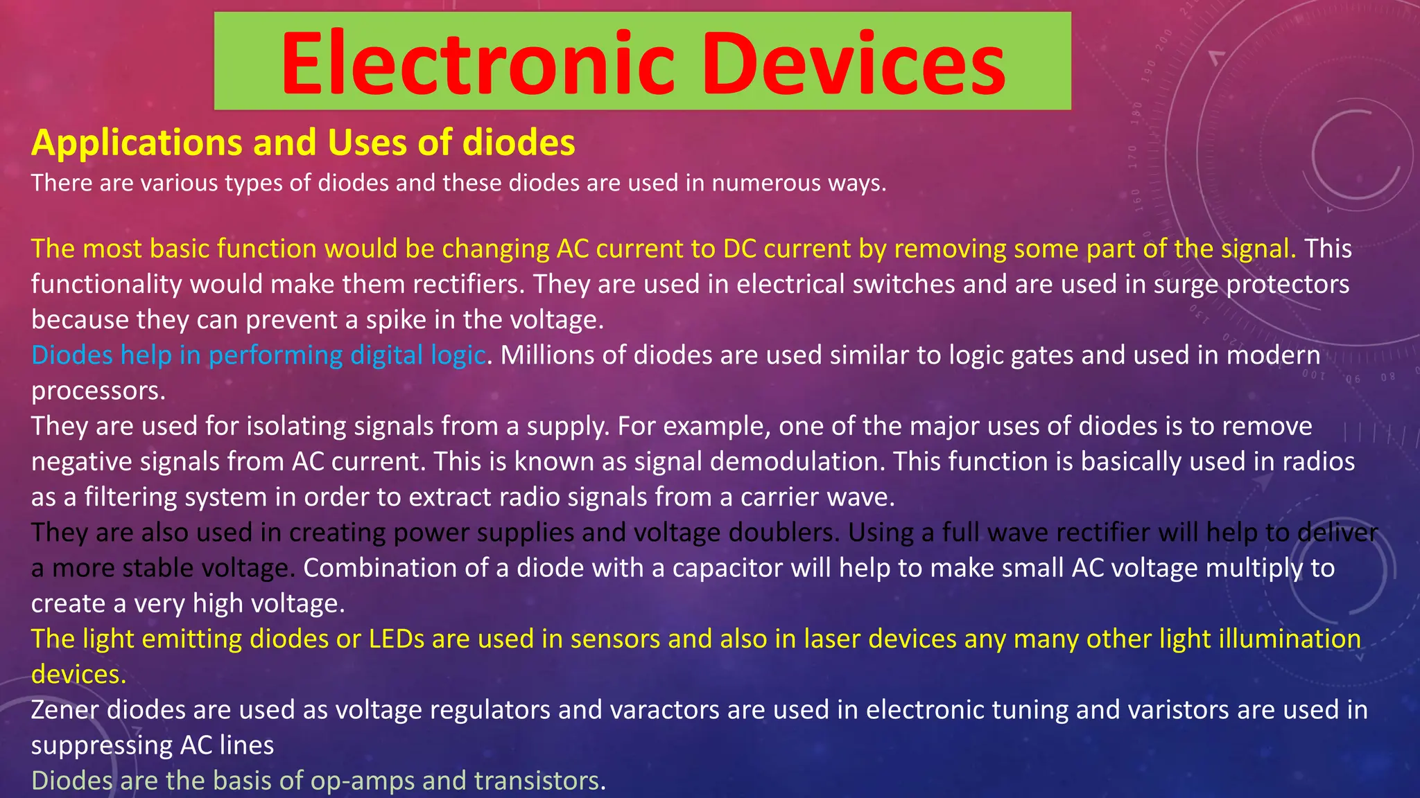 electronic devices semiconductor TSH .pptx