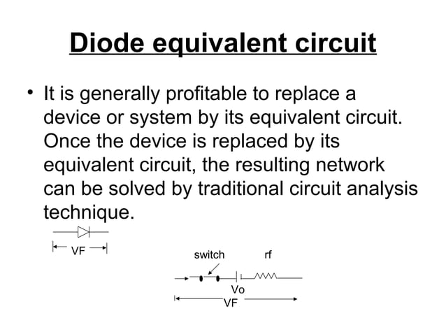 Electronic devices circuits | PPT