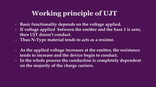 UJTs and programmable UJTs | PPTX