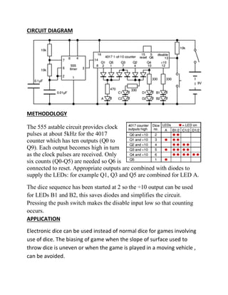 Electronic dice | PDF
