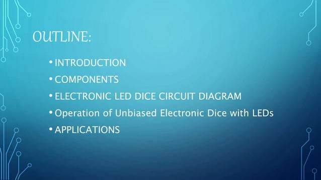 Electronic (digital) dice.pptx | Technology & Computing