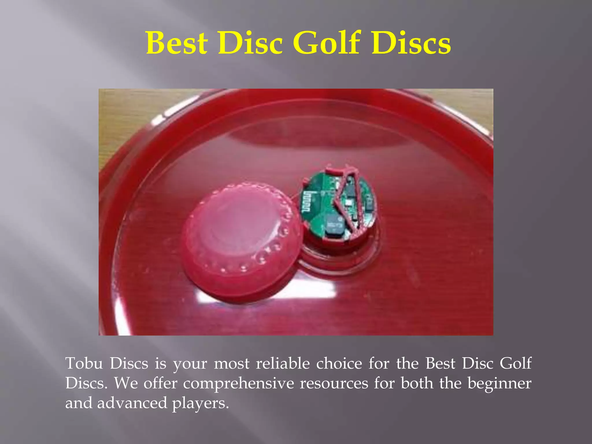 Electronic disc | PPTX