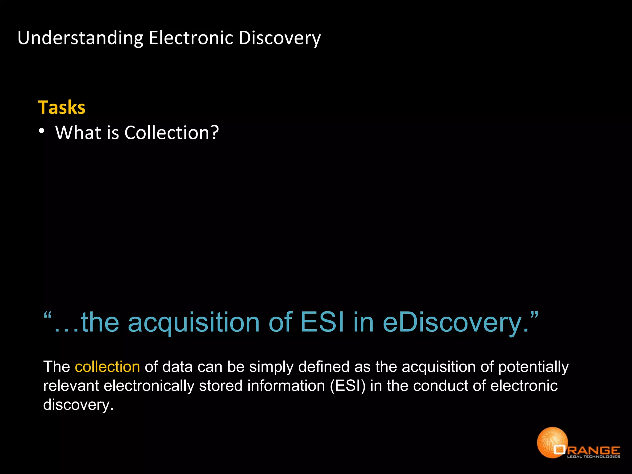 Electronic Discovery 101 - From ESI to the EDRM | PPT
