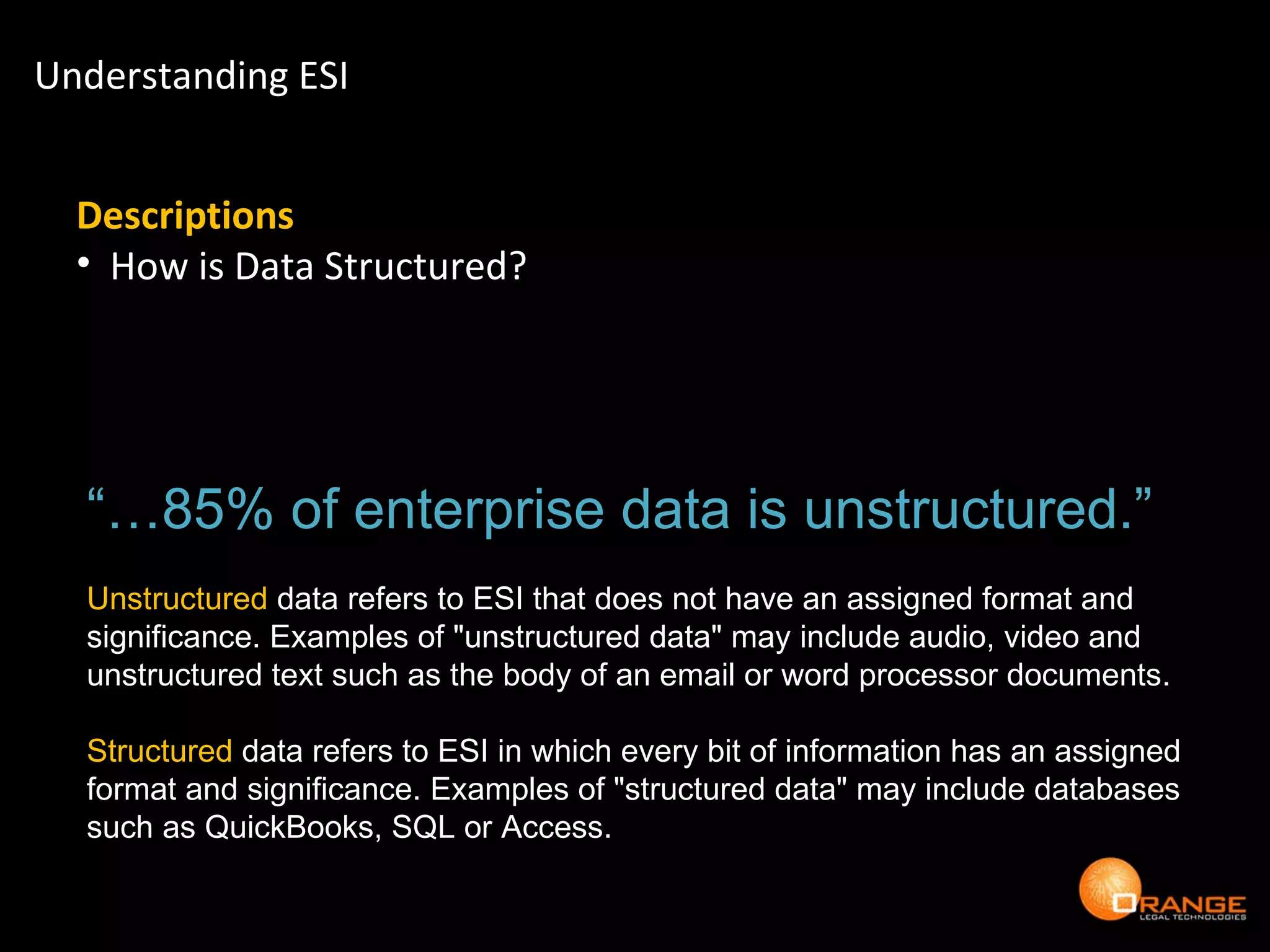 Electronic Discovery 101 - From ESI to the EDRM | PPT