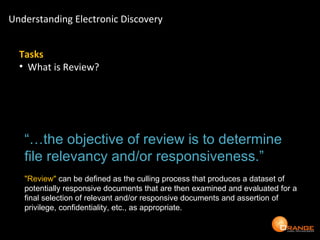 Electronic Discovery 101 - From ESI to the EDRM | PPT