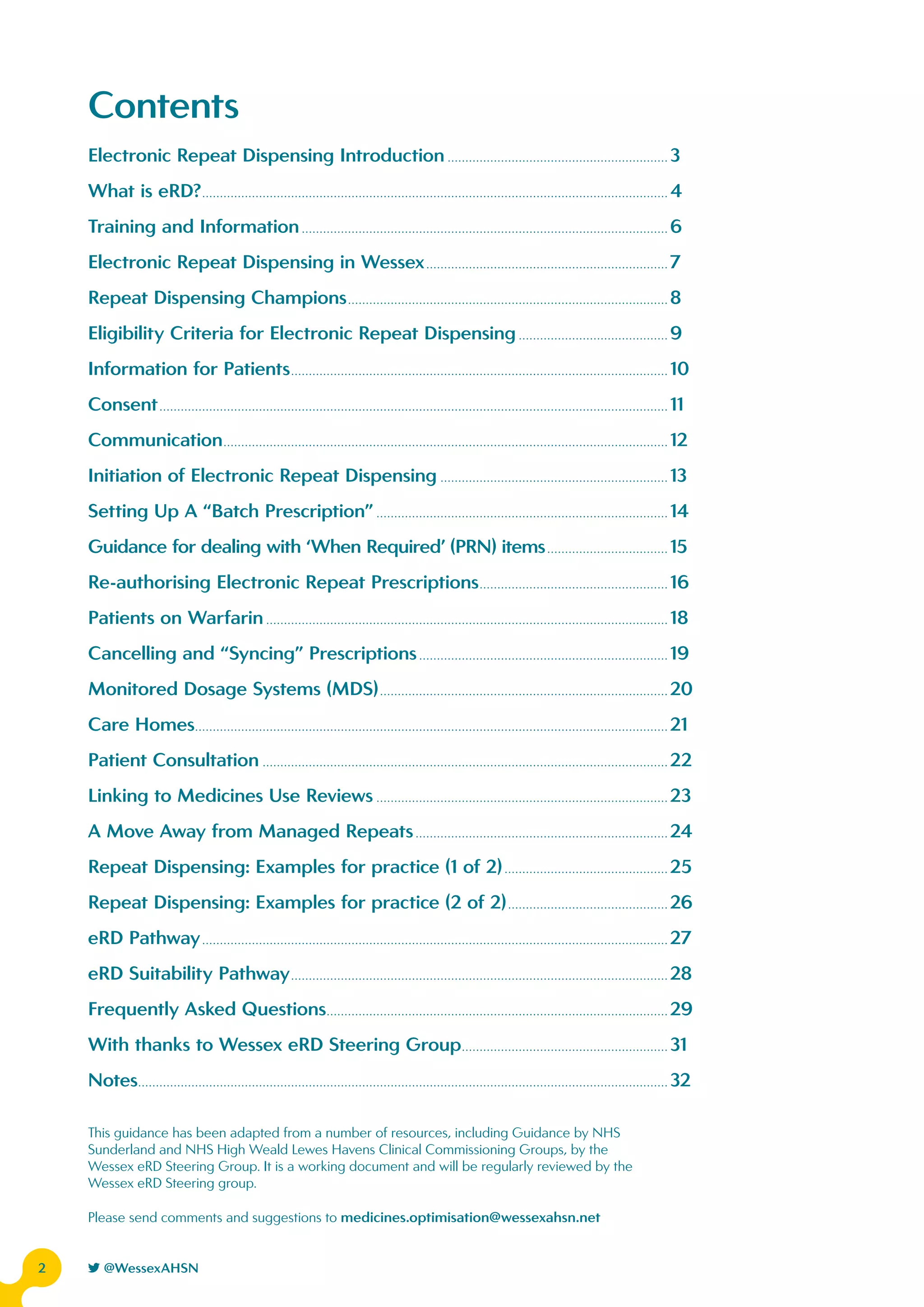Electronic Repeat Dispensing handbook | PDF