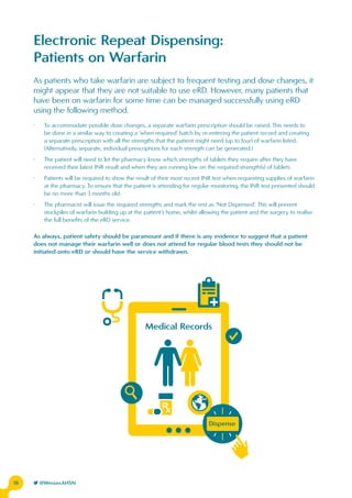 Electronic Repeat Dispensing handbook | PDF