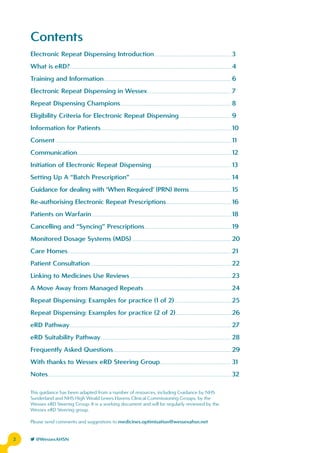 Electronic Repeat Dispensing handbook | PDF