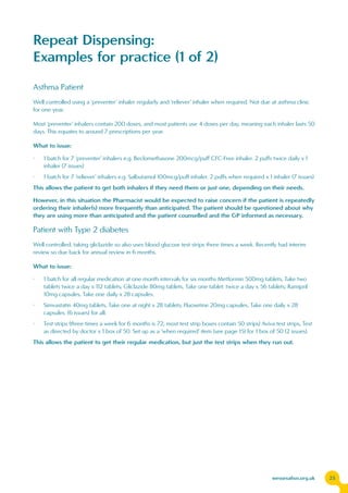 Electronic Repeat Dispensing handbook | PDF