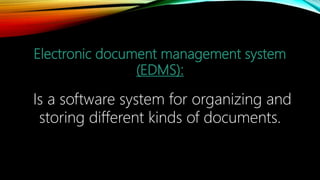 EDMS | PPTX