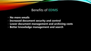 EDMS | PPTX