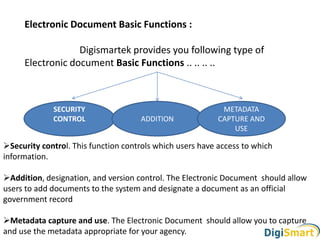 Electronic document management system Software | PPTX