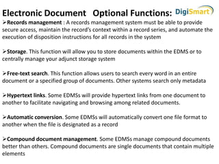 Electronic document management system Software | PPTX