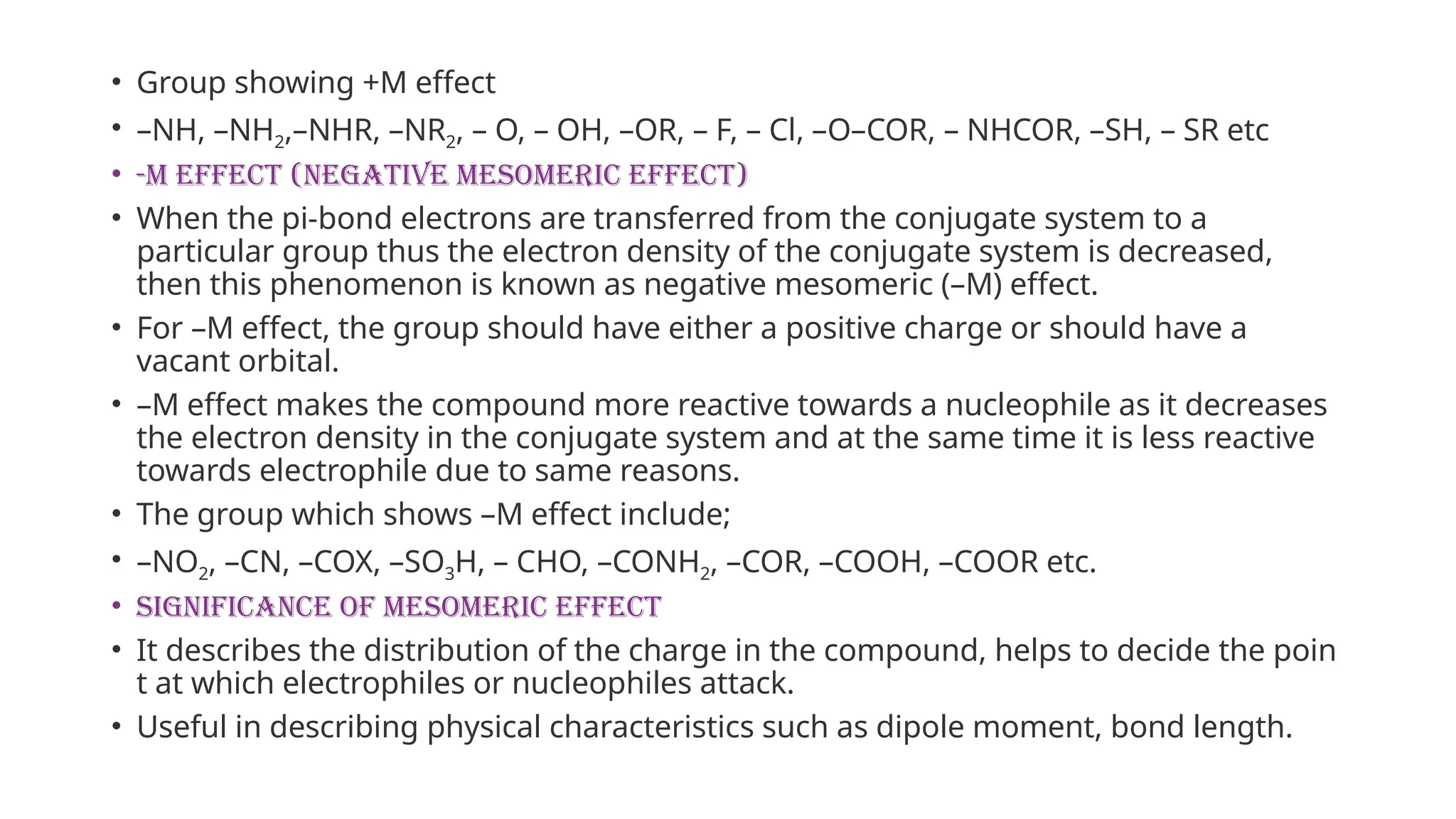 Electronic effect and their applications .pptx