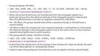 Electronic effect and their applications .pptx