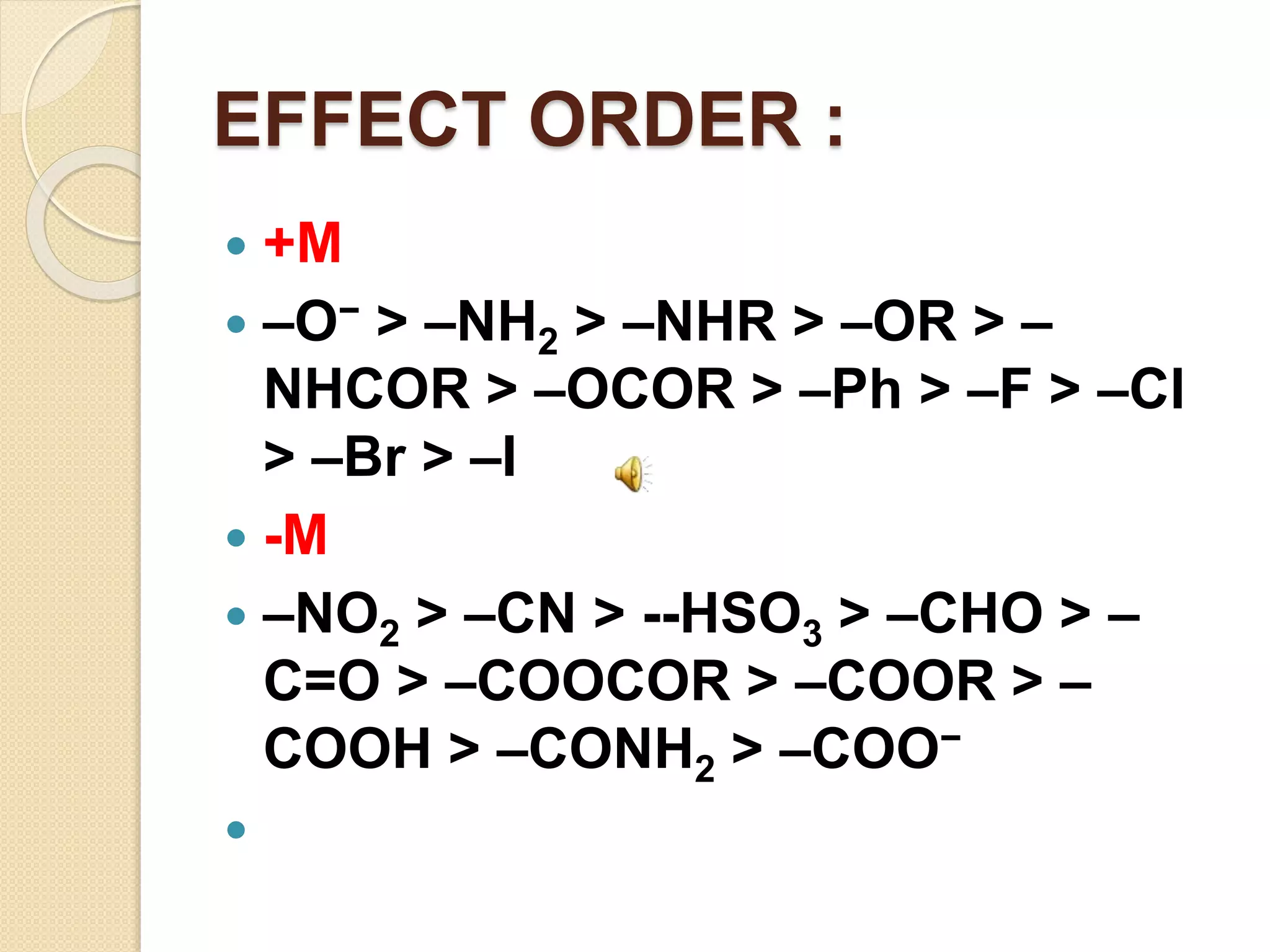 Electronic Effects Inductive Mesomeric Electromeric Pptx