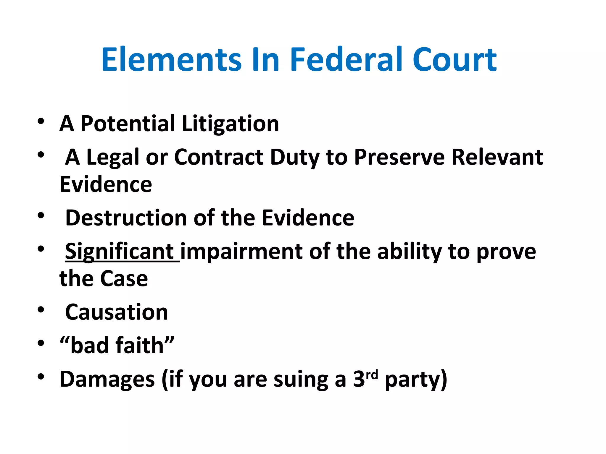 Litigating Computer Forensic Evidence | PPT