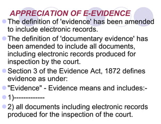 Appreciation of Electronic Evidence-PDF | PDF