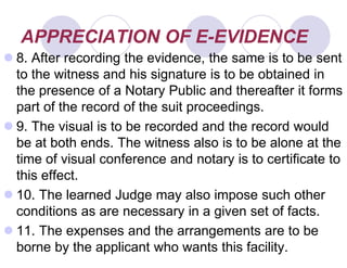 Appreciation of Electronic Evidence-PDF | PPT